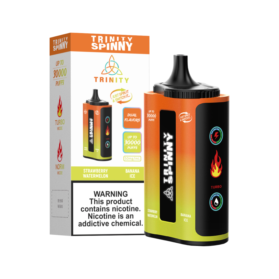 Trinity Spinny - Strawberry Watermelon & Banana Ice